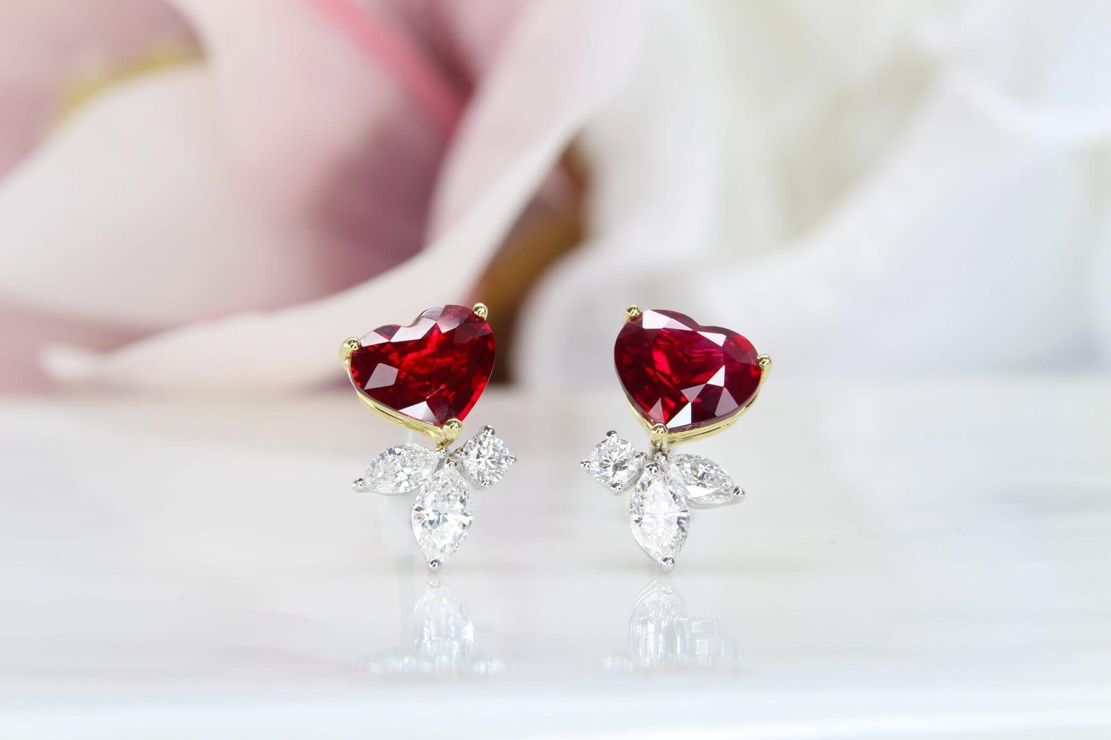 Ruby Earring Jewellery Best Natural Vivid Pigeon Blood Ruby